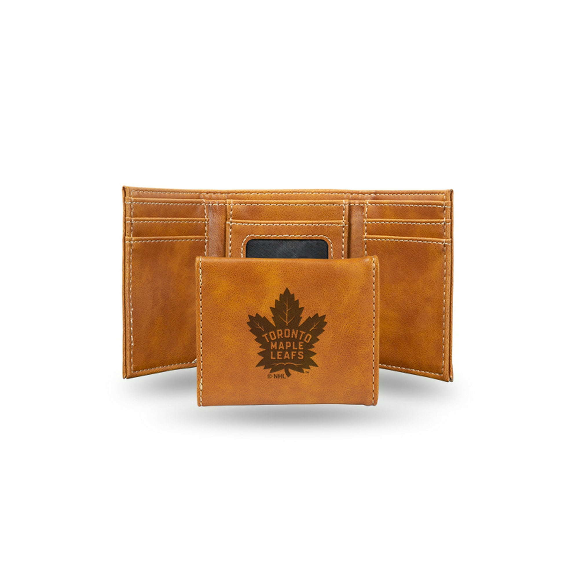 Click here for Rico Toronto Maple Leafs Laser Engraved Brown Trif... prices