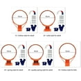 Kids Heavy Duty Wall Mounted Basketball Hoop Indoor Outdoor - Walmart.com