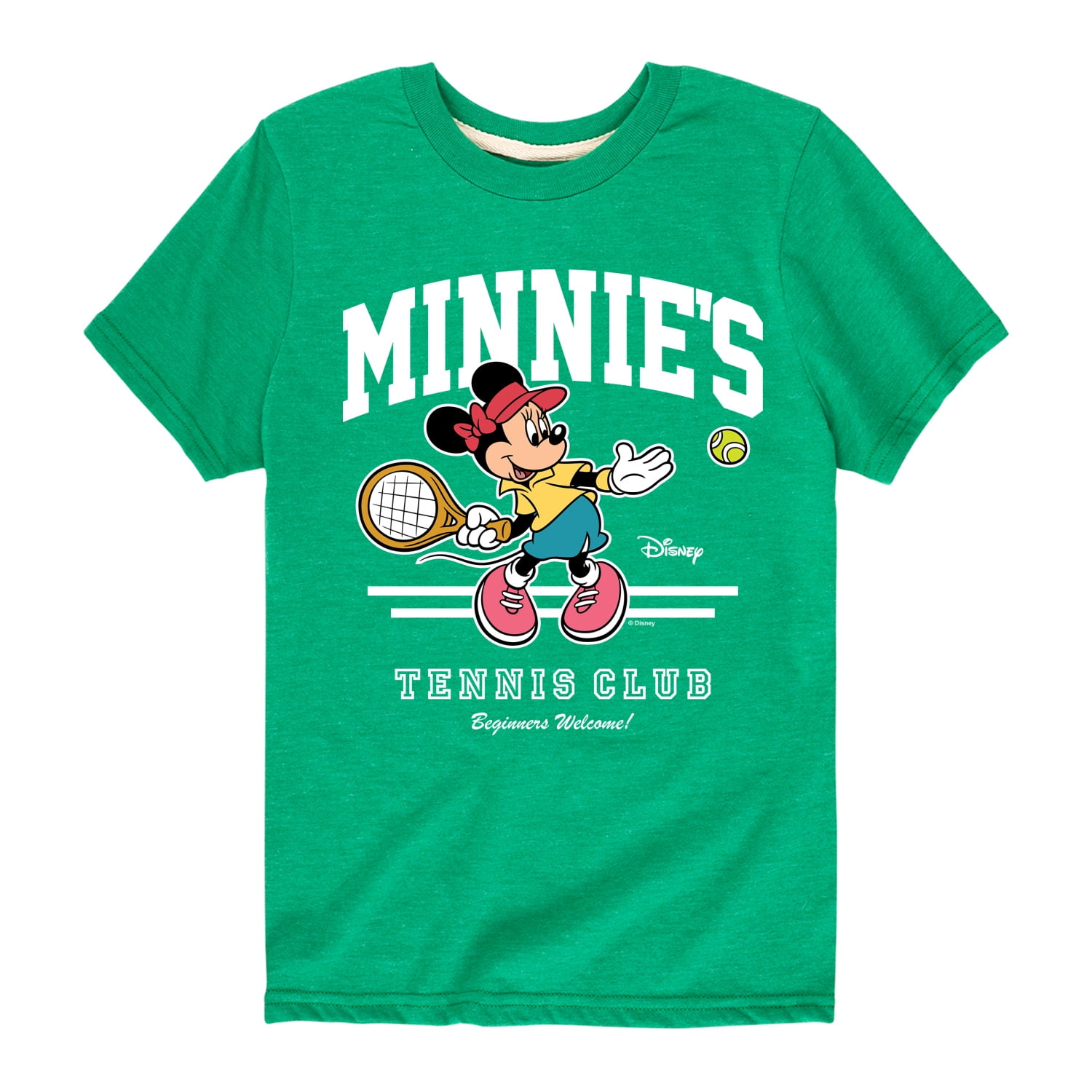 Disney - Minnies Tennis Club - Toddler And Youth Short Sleeve Graphic T ...