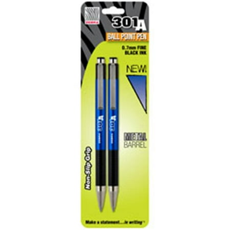 Zebra 27522 301A Series Ball Point Pen Black Ink 2-Pack | Walmart Canada