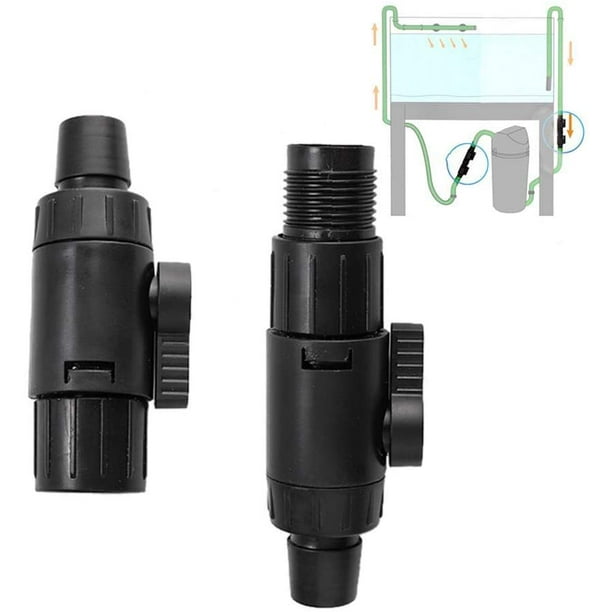 Walbest Aquarium Hose Valve Tank Fishbowl Water Flow Control Valve ...
