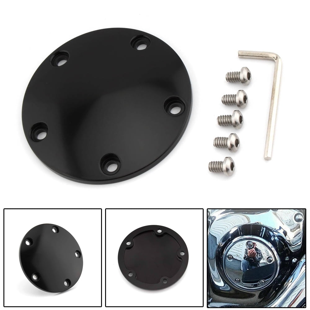 ALLTIMES Domed Timing Points Cover, 5-Holes Billet Aluminum Black or ...
