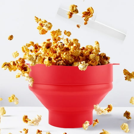 YERDGARY Popcorn Microwave Foldable Kitchen DIY Popcorn Bucket Bowl ...