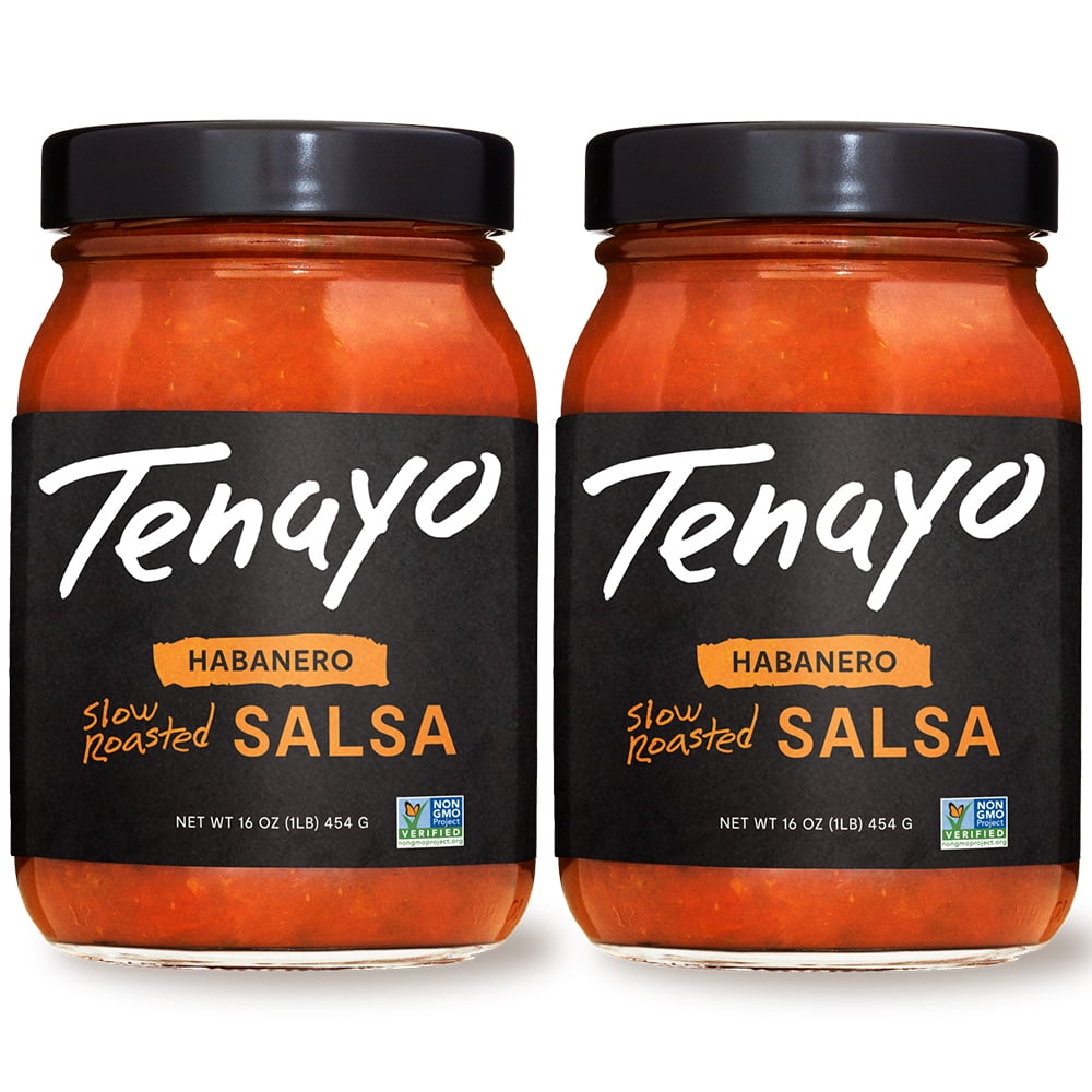Tenayo Habanero Salsa, All Natural & Non GMO, No Preservatives, No ...