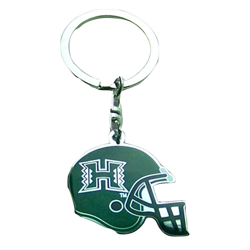 KC Hawaii - UH University of Hawaii Football Metal Keychain - Walmart ...