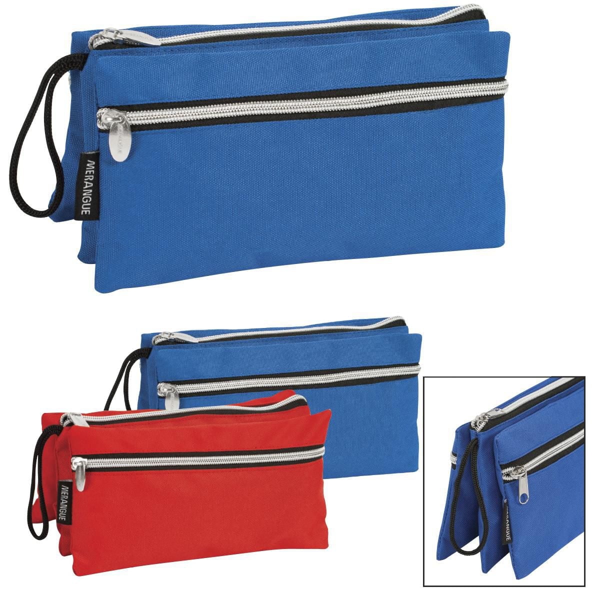 Click here for Merangue Triple Compartment Pencil Case  Assorted... prices