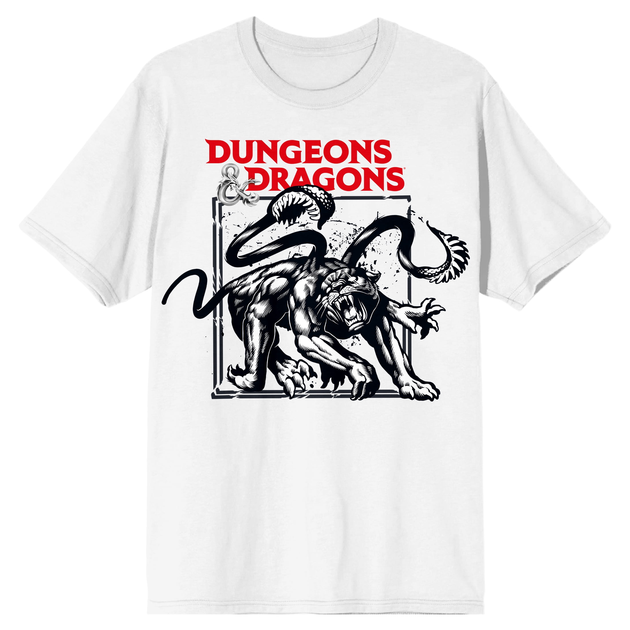 Dungeons & Dragons Displacer Beast Men’s White T-Shirt-Medium - Walmart.com