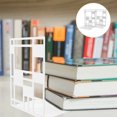 2 Pcs Book Holders Hollow Out Bookends Shelf Book Stoppers Metal ...