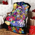 The Amazing Digital Circus Themed Flannel Blanket, Cartoon Pattern ...