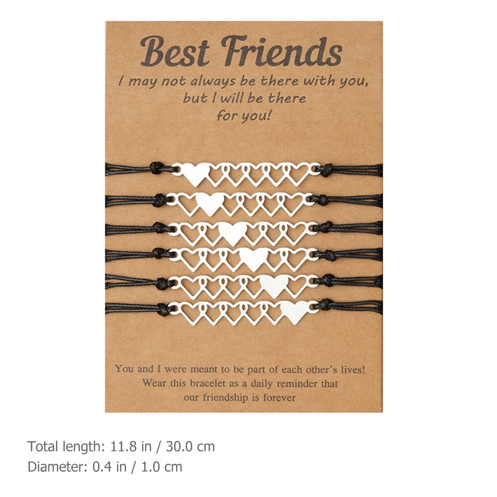 Click here for Phenofice 6pcs Adjustable Friendship Rope Bracelet... prices