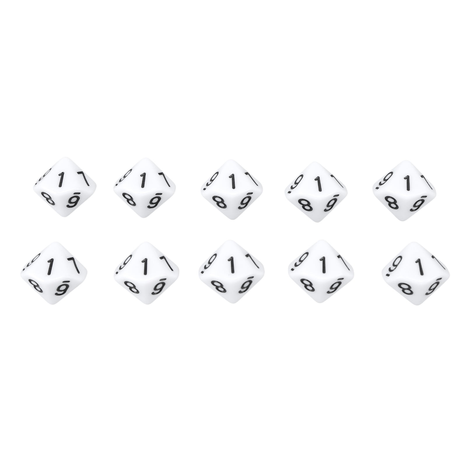 Dados caras, dados de 20 piezas Juego de dados de 10 caras Juego de ...
