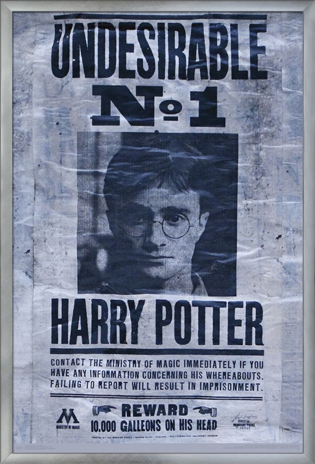 The Wizarding World: Harry Potter - Undesirable Wall Poster, 22.375" x ...