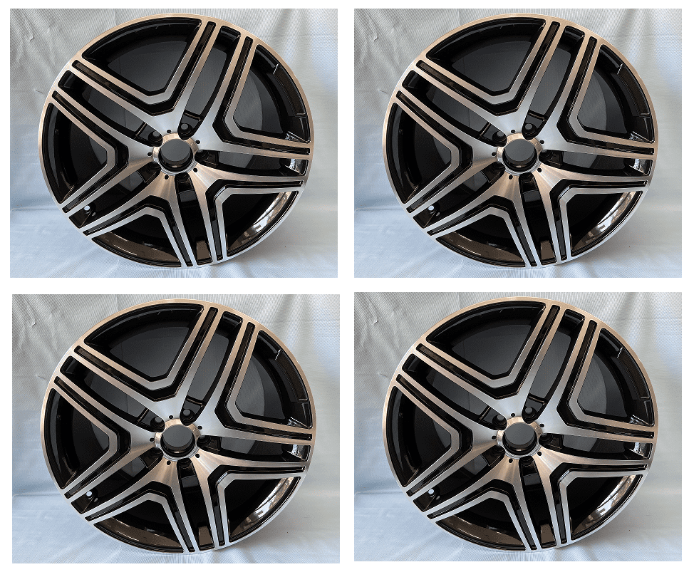 20" G63 AMG STYLE Black RIMS Wheels 5x112 FITS MERCEDES G Wagon W463 G ...