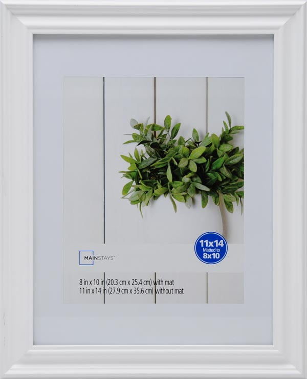 Mainstays Traditional White Picture Frame - 5x7 - Walmart.com