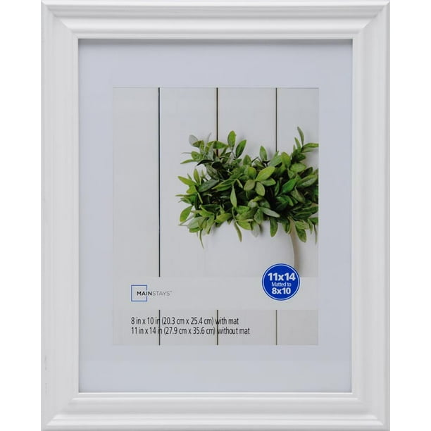 Mainstays Traditional White Picture Frame - 5x7 - Walmart.com