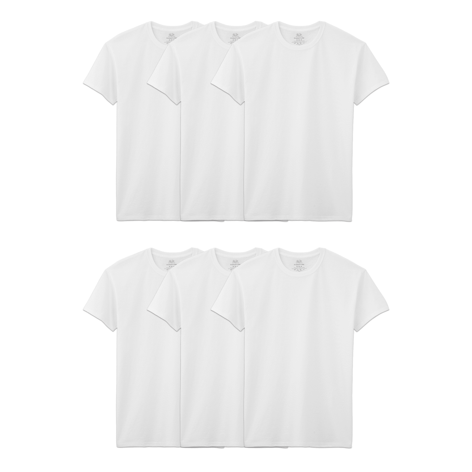 Click here for Fruit Of The Loom Mens Stay Tucked Crew T-Shirt 6... prices