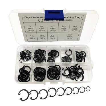 300 Piece External Snap Ring Assortment Kit - Code Auto Tool and ...