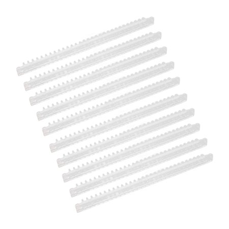 Sheet Binding Comb, 10Pcs Transparent Spiral Binding Coil Removable ...