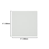 Creative Hobbies Ceramic Tiles for Crafts & Coasters, 4" Sq, 12 Pack ...