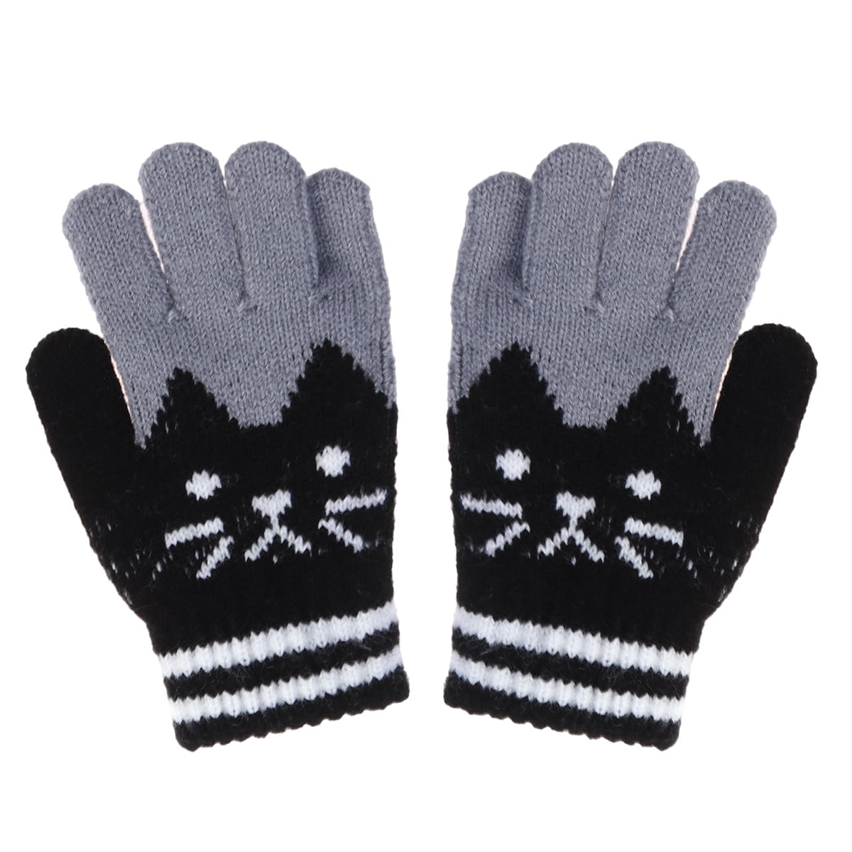 Click here for Pixnor Kid Winter Knit Glove Warm Imitation Wool G... prices