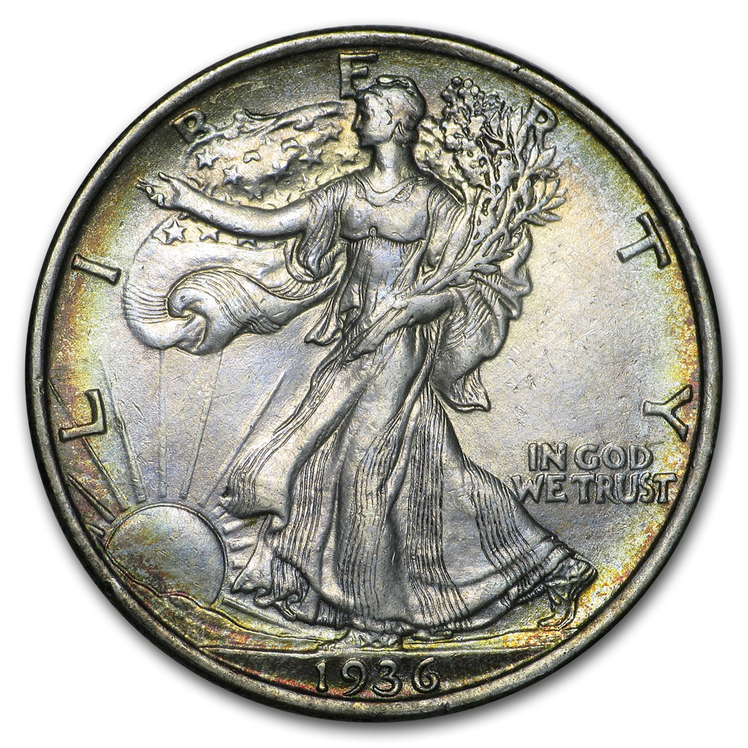 1936 Walking Liberty Half Dollar XF Walmart 1936-walking-liberty-half-dollar-xf-walmart