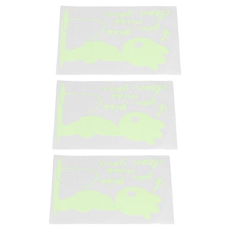 Luminous Stickers, Cute Lovely Pattern Toilet Luminous Paste Self ...