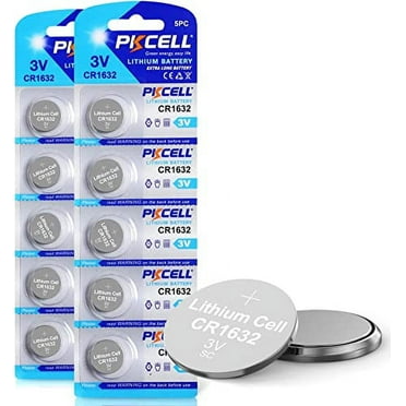 PKCELL CR1025 3V Lithium Coin Battery 10 Pack - Walmart.com