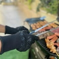 Grill Armor Oven Gloves with Fingers – Extra Long Cuff, 932°F Heat ...
