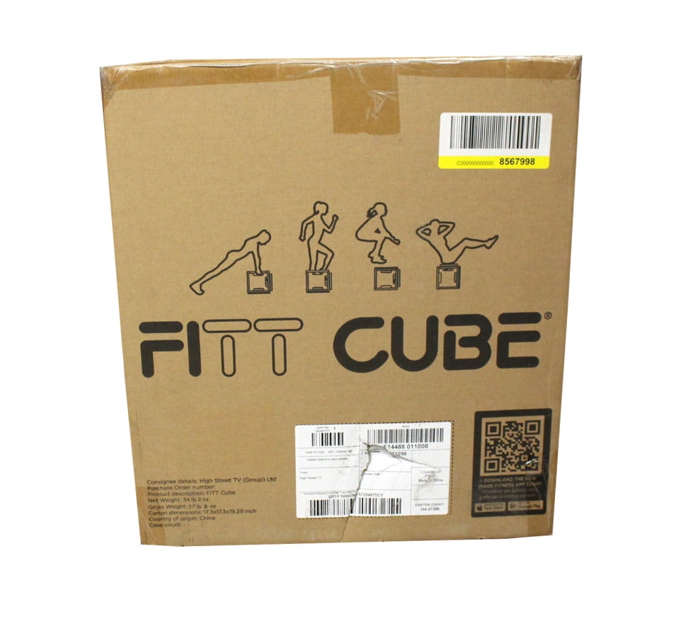 FITT CUBE Compact Multi-Gym with 2 Cords & 3 Bands (Blue) - Walmart.com