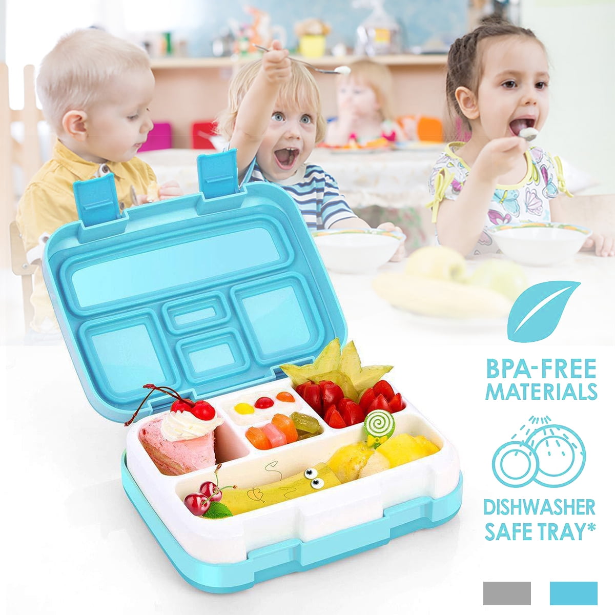 Lunch Box with Compartment Cartoon Children's Lunch Box for Children's ...