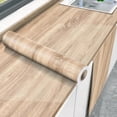 5Meters Waterproof Wood Grain Sticker Wardrobe Cabinet Desktop Door ...