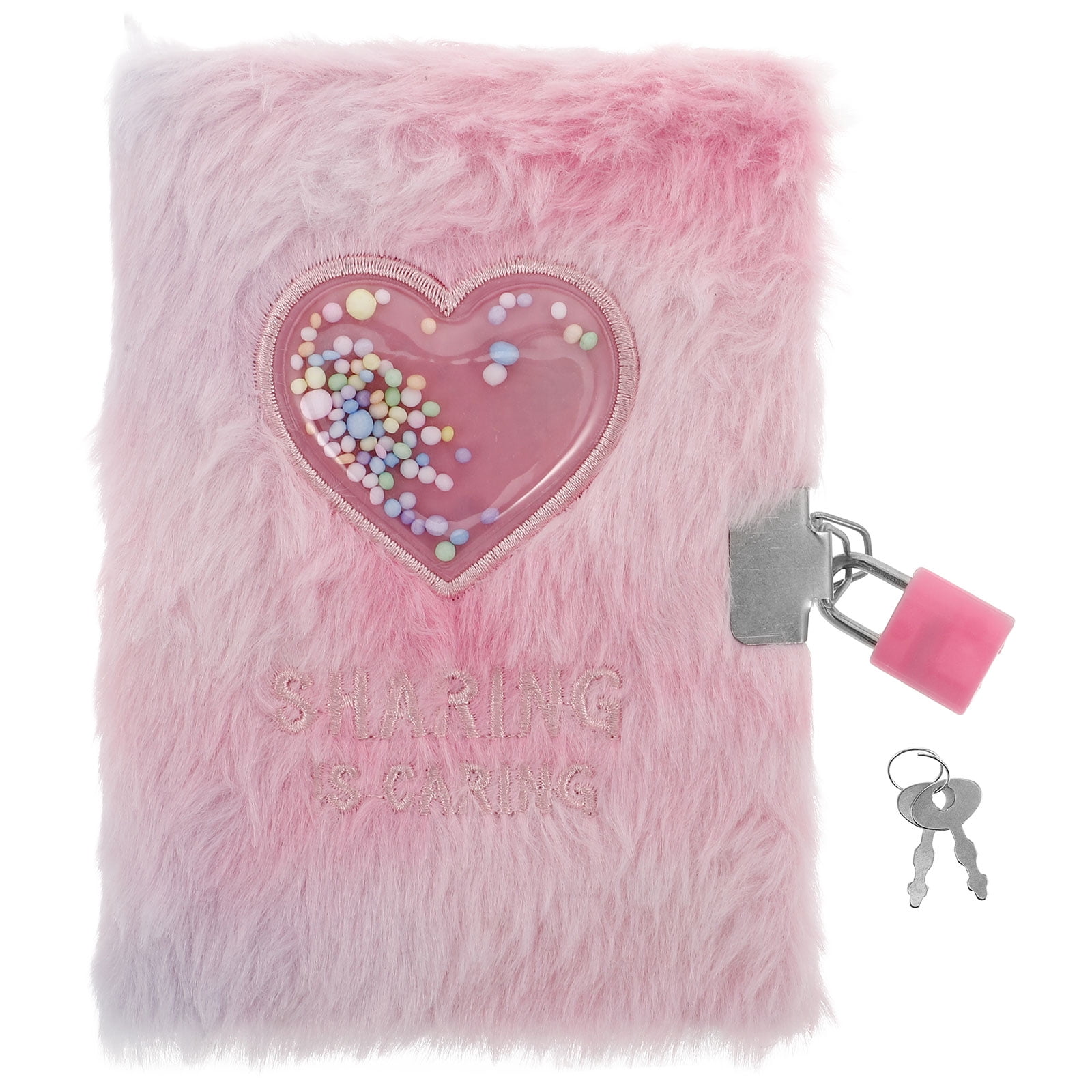 Click here for Qusenong Fluffy Journal With Lock Soft Fuzzy Diary... prices