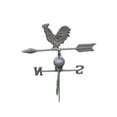 CAST IRON ROOSTER WEATHERVANE WEATHER VANE STAKE GROUND GARDEN FARM ...