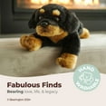 Bearington Collection Lifelike Plush Rottweiler Stuffed Animal, Gunner ...