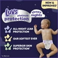 Luvs Platinum Protection Sleepy Nights Baby Diapers Size 4, 72 Count ...