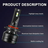 4x Quayub Combo LED Bulbs for 2015-2019 Subaru Outback Headlight Lights ...