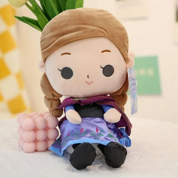 Original Disney Frozen 2 Plush Toy Movie Anna Cartoon Doll Anime Figure ...