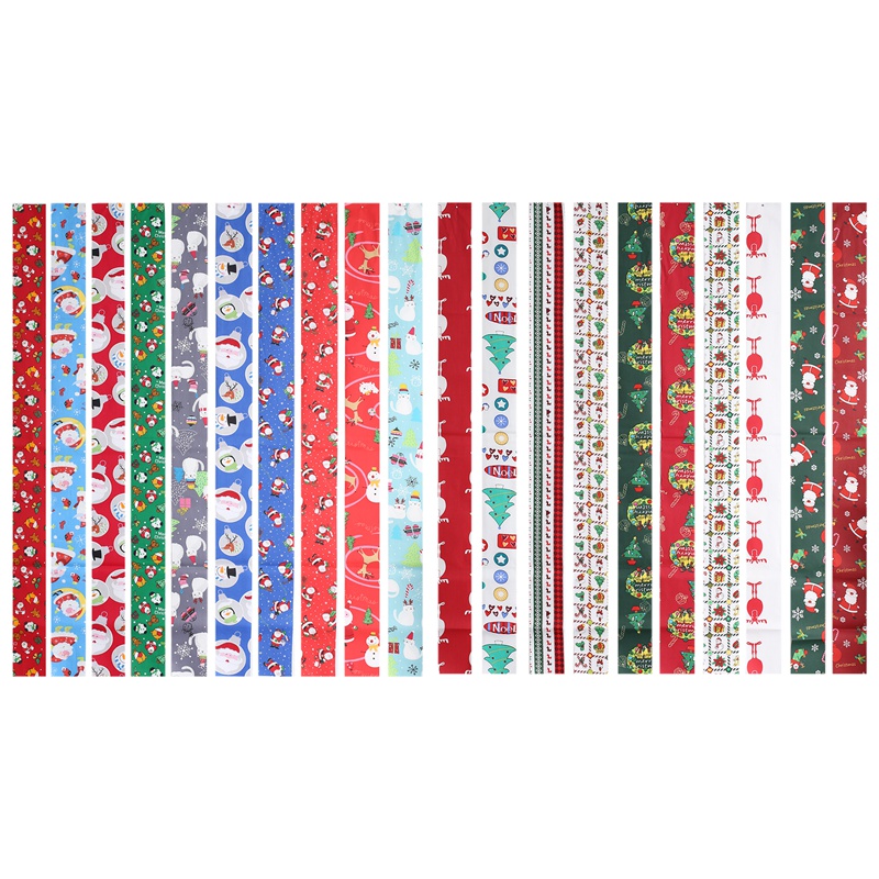 20 Patterns Jelly Roll Fabric, Pre-Cut Jelly Roll Fabric Strips for ...