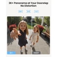 Video Doorbell WiFi Camera - Wired 2K Outdoor, 5G&2.4G WiFi, 4:3 Wide ...
