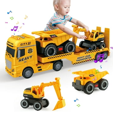 John Deere Toddler Kids Play Construction Toy Tractor with Battery ...