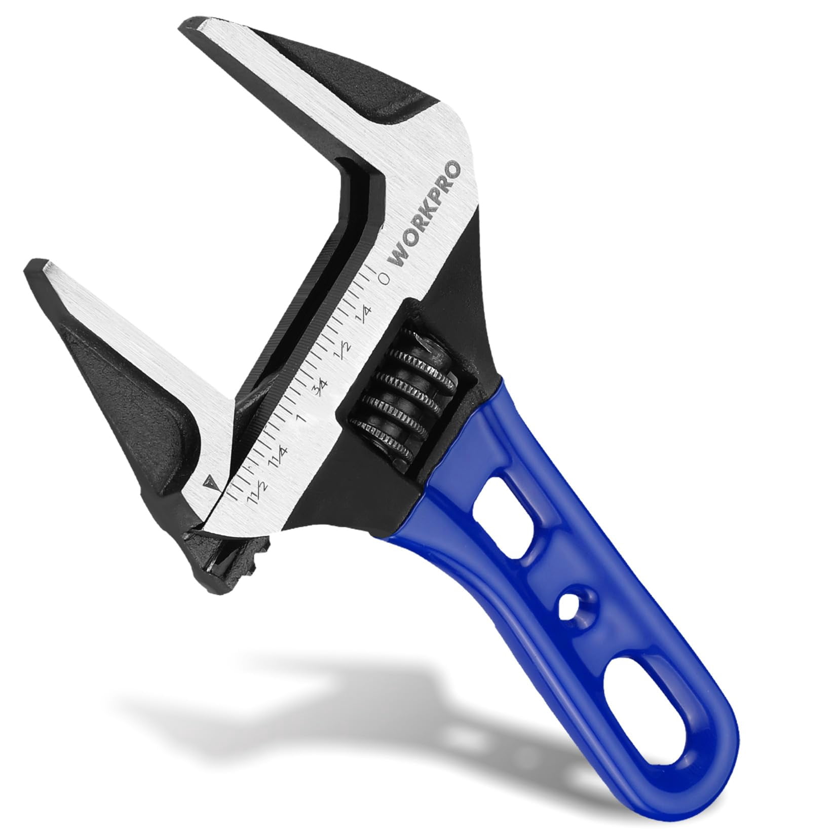 Llave ajustable rechoncha WORKPRO de 6 pulgadas, llave de apertura de ...