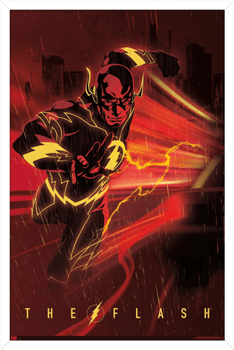 DC Comics: Dark Artistic - The Flash Wall Poster, 22.375" x 34" Framed ...