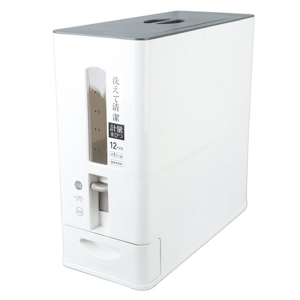 Dispenser Rice Bin,12kg Automatic Rice Storage Rice Container Bin ...