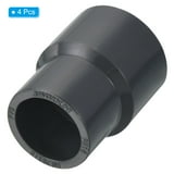 Uxcell 1x0.8" ID Reducer Pipe Fitting PVC Straight Socket Coupling ...