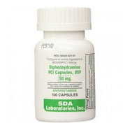 Major Banophen Diphenhydramine Capsules, 50 mg, 1000 Count - Walmart.com