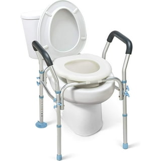 Cardinal Health™ Heavy Duty Raised Toilet Seat, with Lock, 600 lb ...