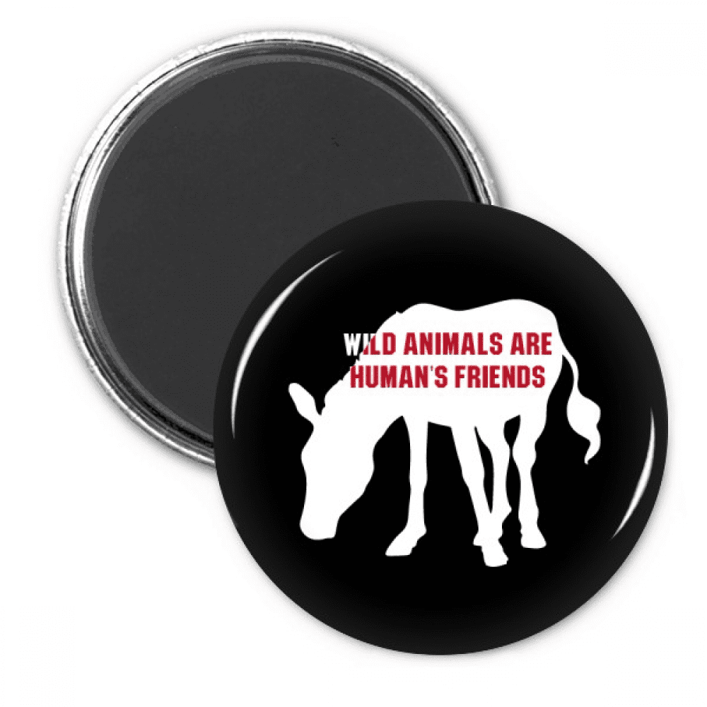 Animals Are Humans Friends Refrigerator Magnet Sticker Decoration Badge ...