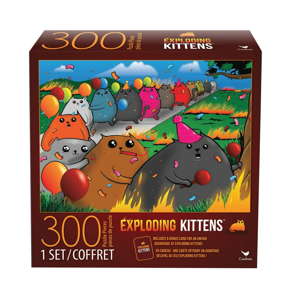 Exploding Kittens 300-Piece Jigsaw Puzzle - Walmart.com - Walmart.com
