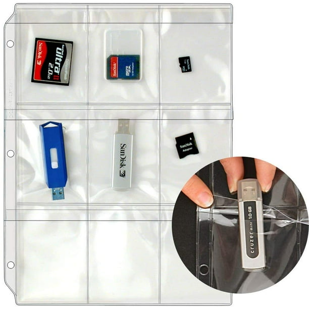 StoreSMART - Plastic Pages - Memory (SD) Cards and Flash Drives - Top ...
