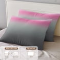 4 Piece Duvet Cover Set Full, Modern Abstract Color Gradient Soft ...